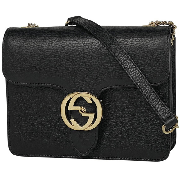 Gucci | Bags | Gucci Interlocking Gg Chain Shoulder Bag Crossbody ...